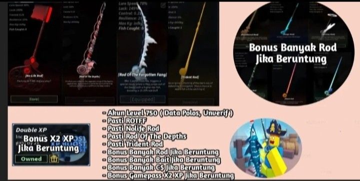 Fisch Account Level 750 (rotff), Video Gaming, Video Games, Others on ...