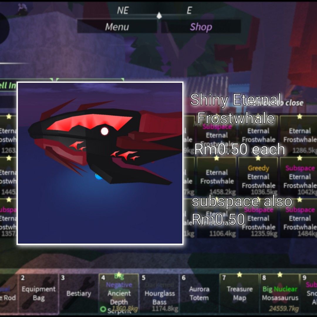 Fisch shiny Eternal Frostwhale, Video Gaming, Gaming Accessories, In ...