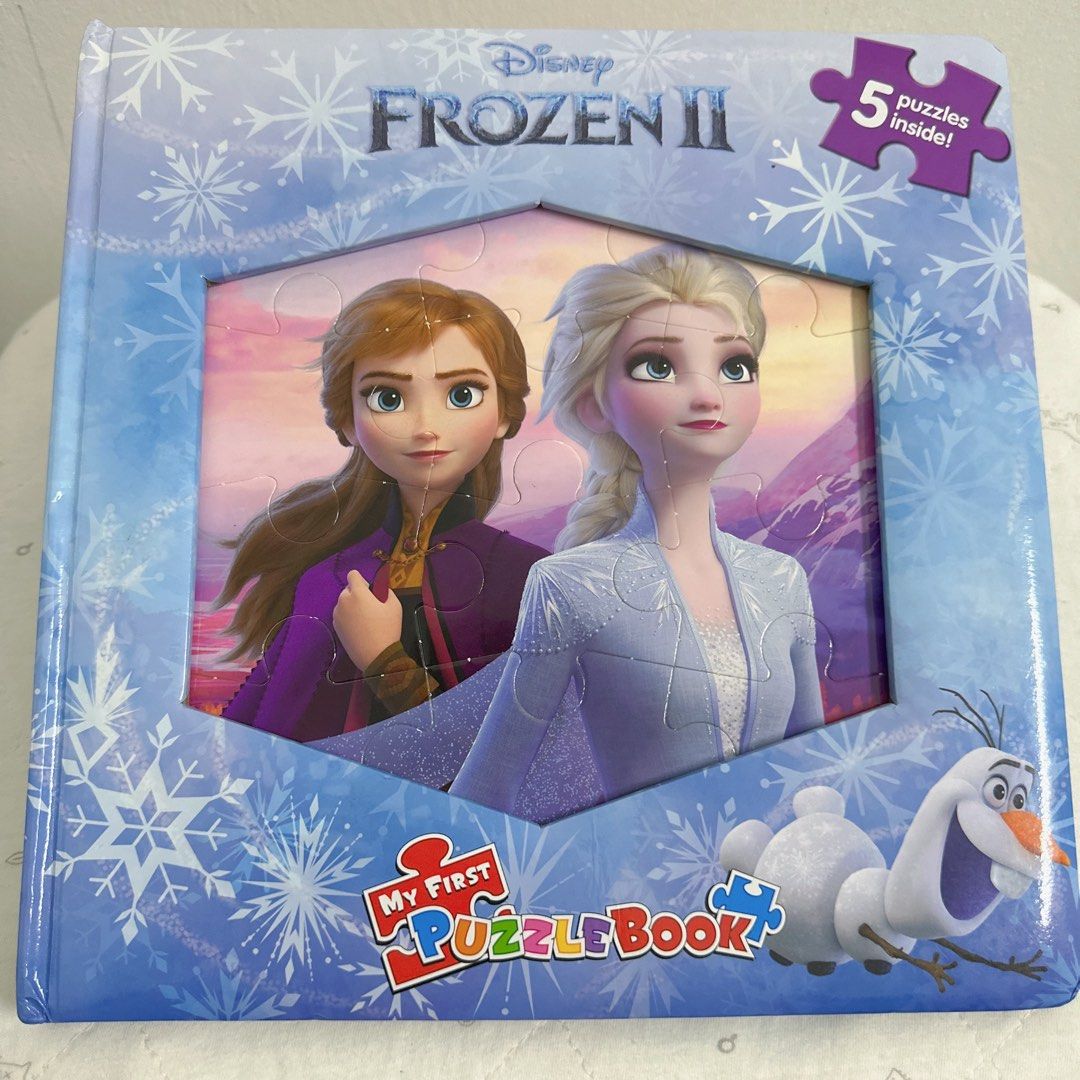 Frozen puzzle story book, Babies & Kids, Infant Playtime on Carousell
