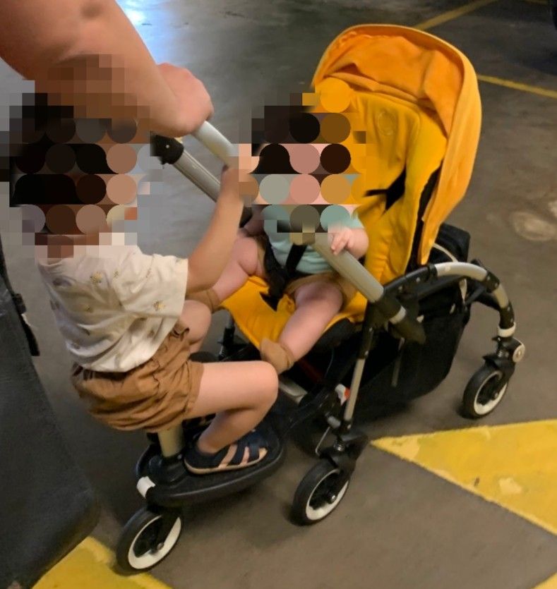 (GOOD CONDITION) BUGABOO BEE STROLLER + SEAT LINER + COMFORT WHEELIE ...