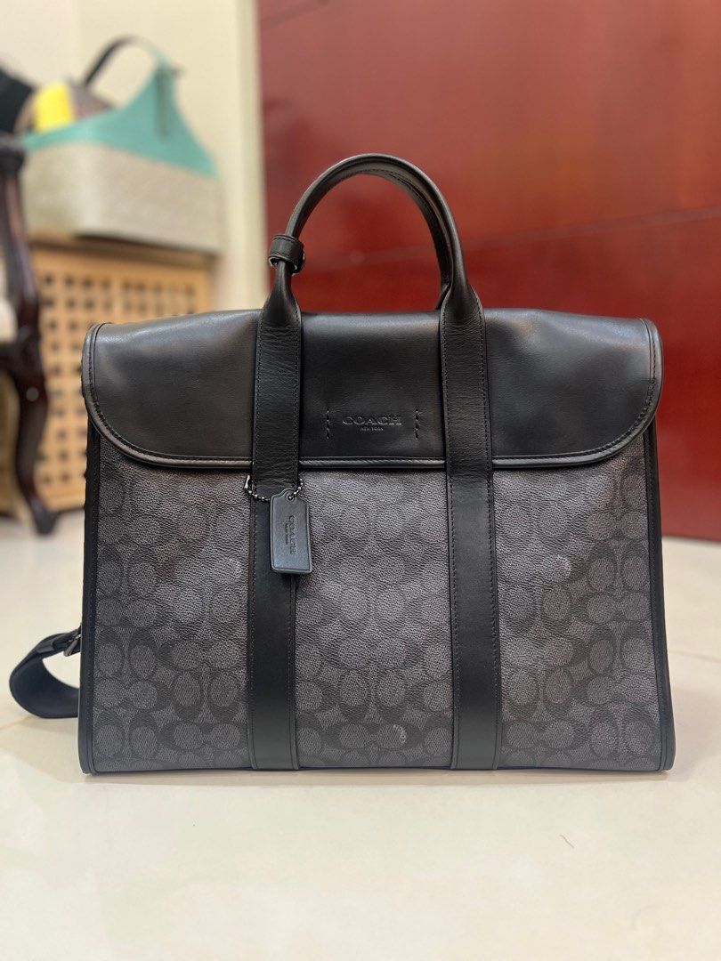 GOTHAM PORTFOLIO IN SIGNATURE CANVAS, Men's Fashion, Bags, Briefcases ...