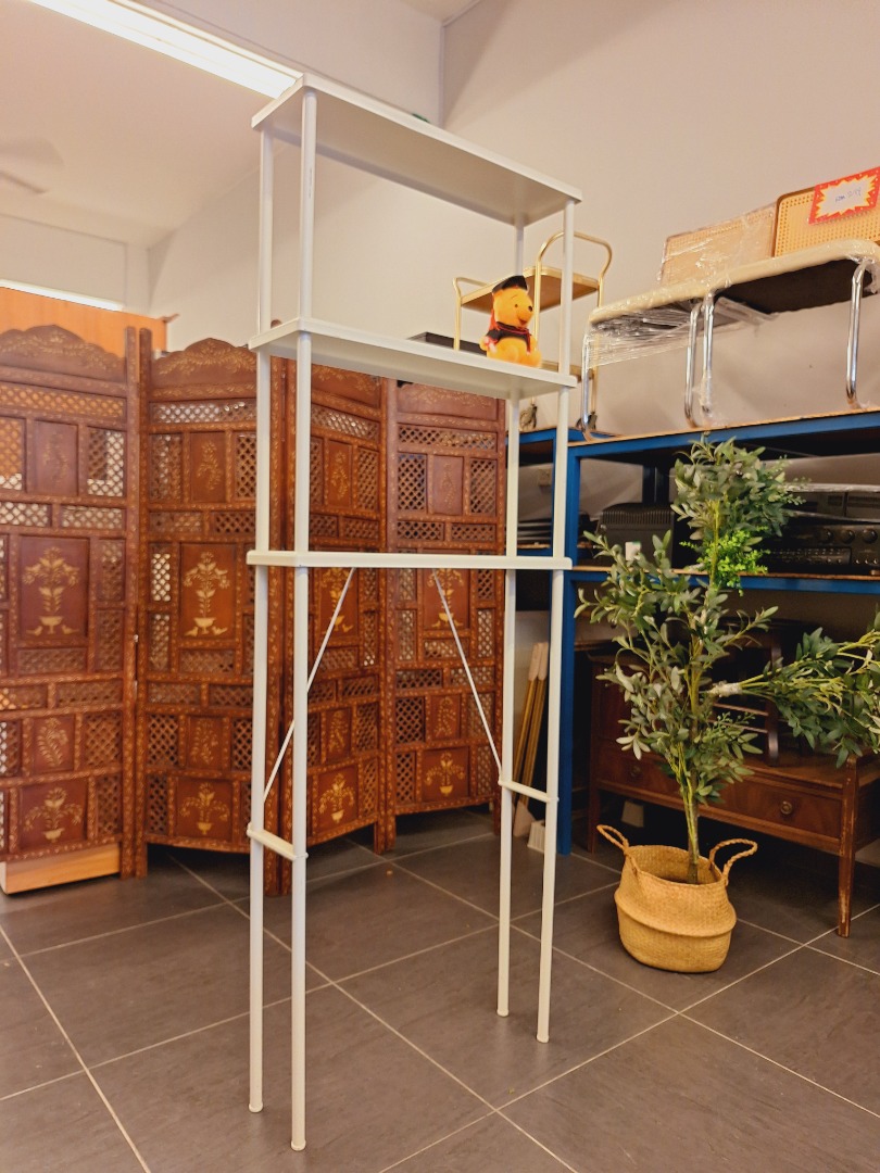 IKEA DYNAN Shelf unit, white | IKEA DYNAN Rak Unit, Putih, Furniture ...