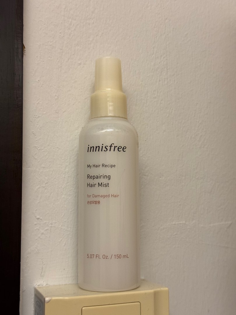 Innisfree My Hair Recipe Repairing Hair Mist for damaged hair, Beauty ...
