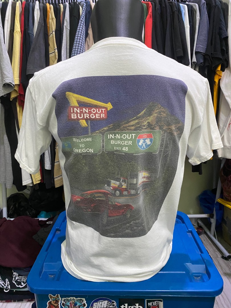 In-N-Out Burger, Men's Fashion, Tops & Sets, Tshirts & Polo Shirts on ...