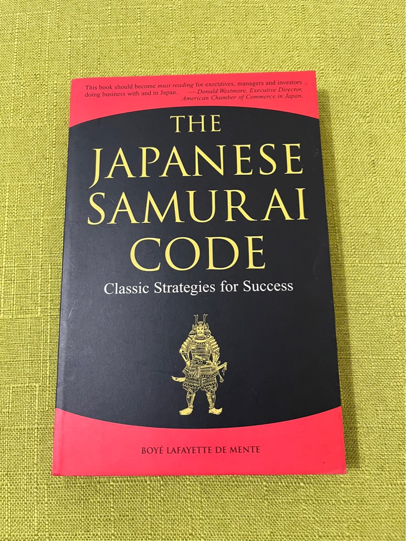 Japanese Samurai Code - Classic Strategies for Success, Hobbies & Toys ...