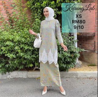 Kurunglab Baju Kurung, Women's Fashion, Muslimah Fashion, Baju Kurung ...