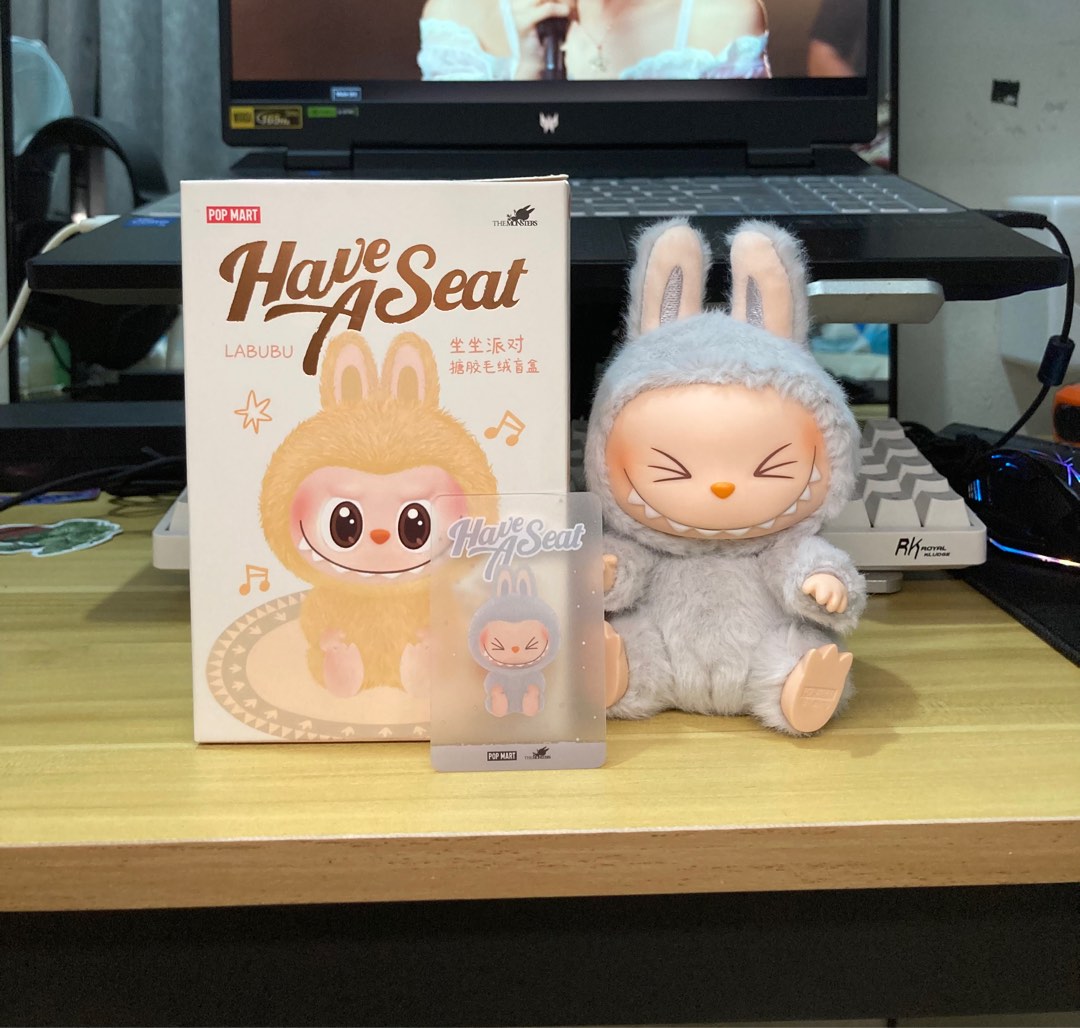 Popmart Labubu V2 "HEHE" with clothes , Hobbies & Toys, Toys & Games on ...