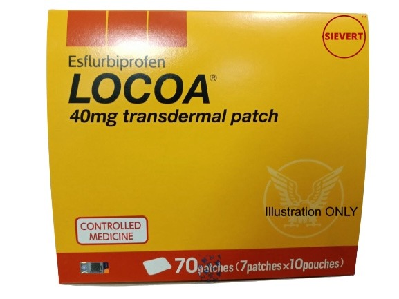 LOCOA 40mg Transdermal Patch for Joint Pain Relief (5 Packs, TOTAL 35 ...