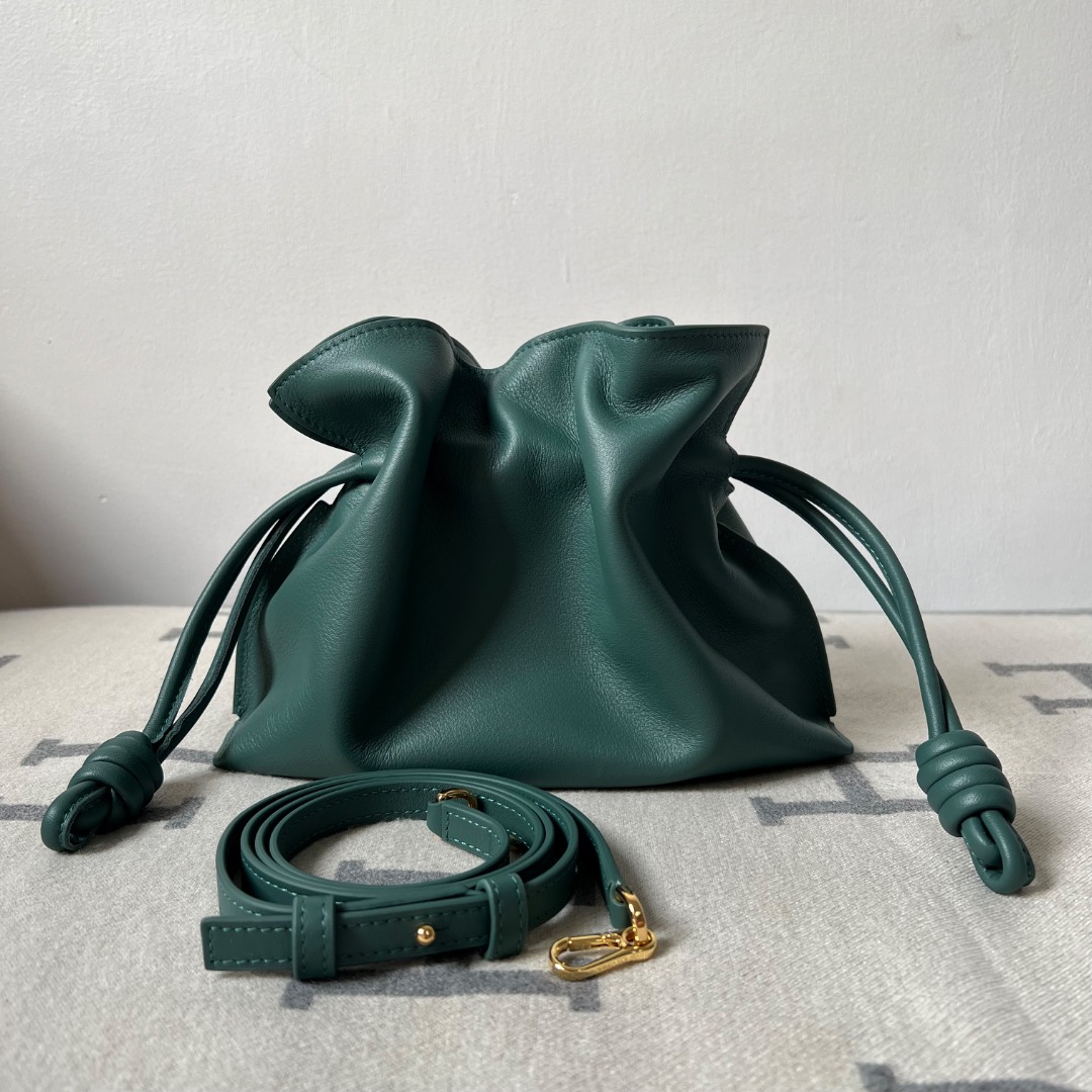 Loewe Flamenco Mini Leather Clutch Sling Bag, Luxury, Bags & Wallets on ...