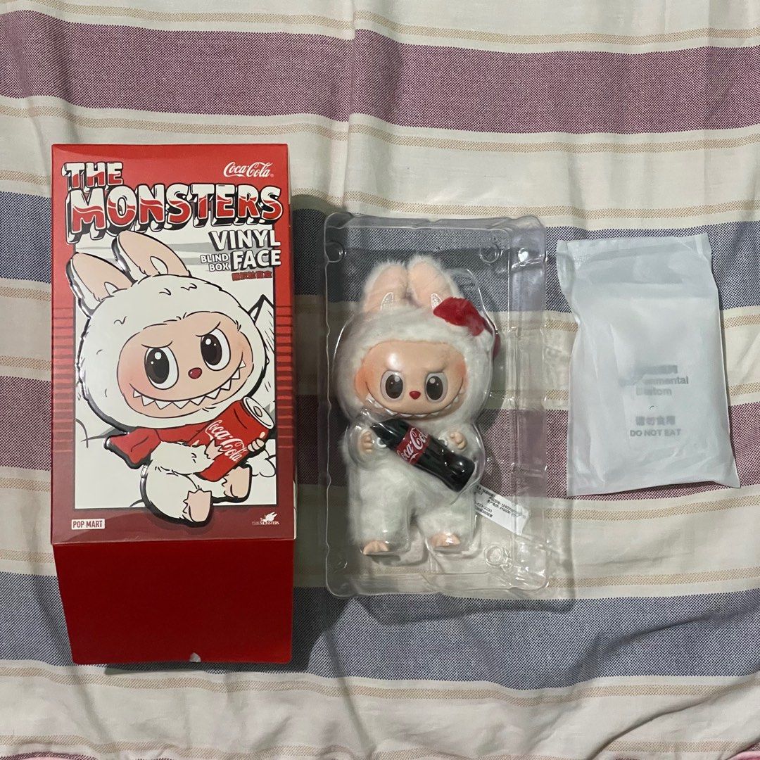 LP POSTED! Brand New Pop Mart Coca Cola Labubu Vinyl Plush Pendant in ...