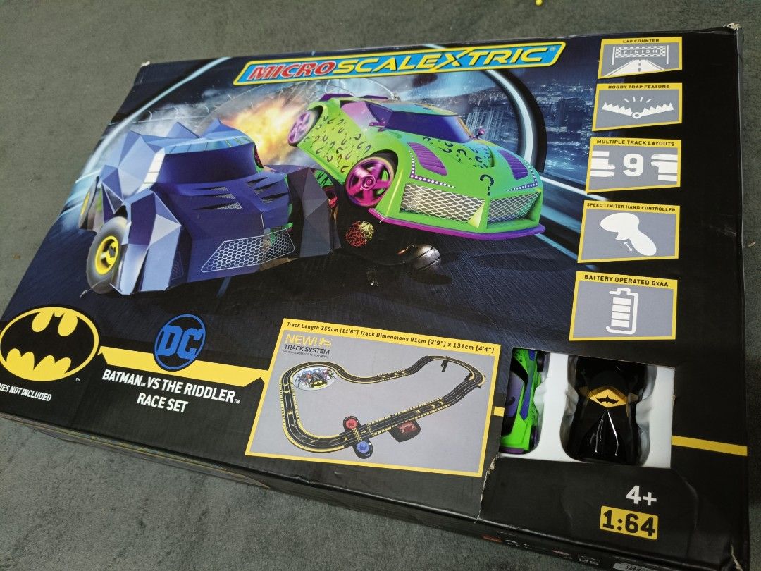 Macro scalextric batman set 1:64, Hobbies & Toys, Toys & Games on Carousell