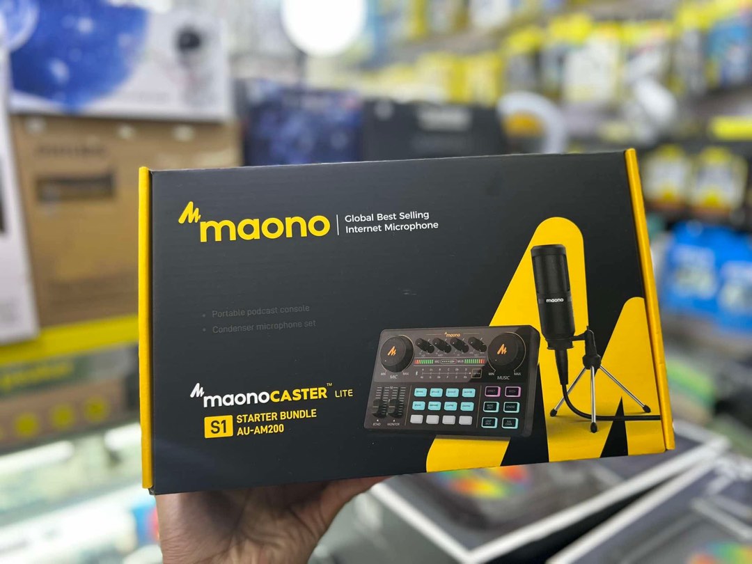 Maono Soundcard Complete Set, Audio, Other Audio Equipment on Carousell
