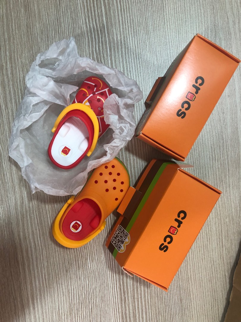 Mcdonalds Happy Meal Crocs with Stickers, Hobbies & Toys, Toys & Games ...