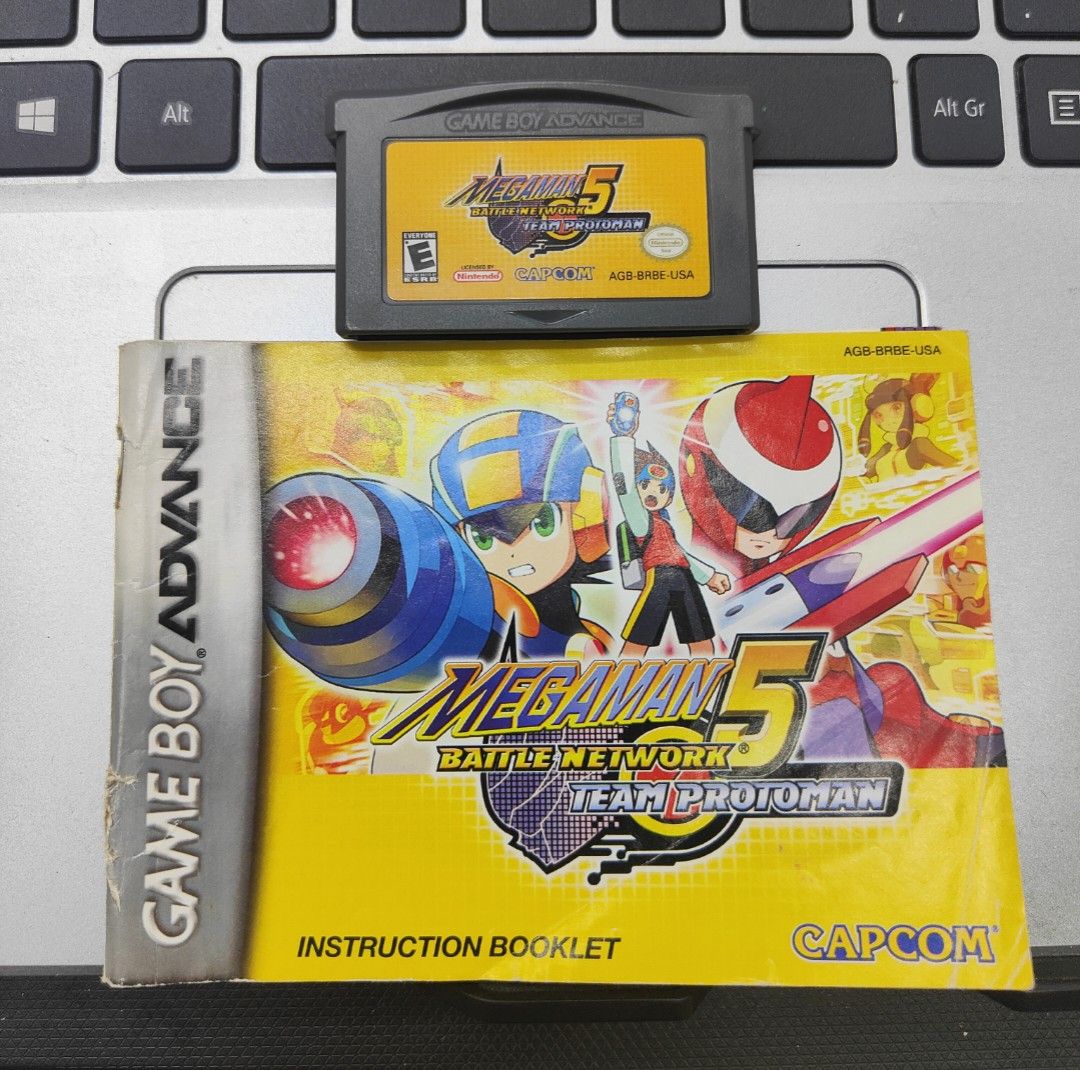 Mega Man Battle Network 5 Team Protoman Game Boy Advance GBA, Video ...