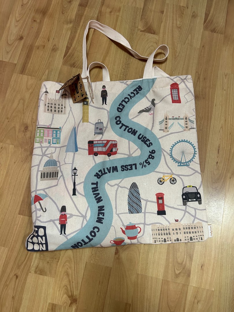 Milly Green (London) Large Tote bag, Women's Fashion, Bags & Wallets ...