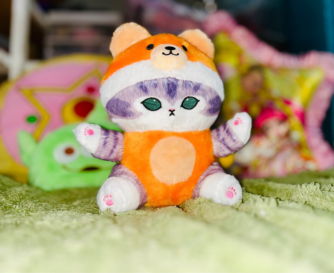 Mofusand Orange Cat Plush, Hobbies & Toys, Toys & Games on Carousell