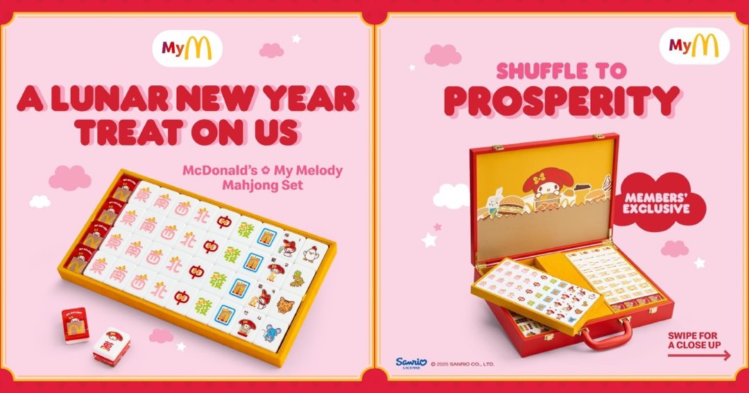 My melody mahjong Macdonald, Hobbies & Toys, Toys & Games on Carousell