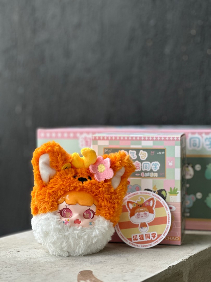 NEW - ManChao Blind Box Fox Gantungan Kunci Plushies, Toys ...