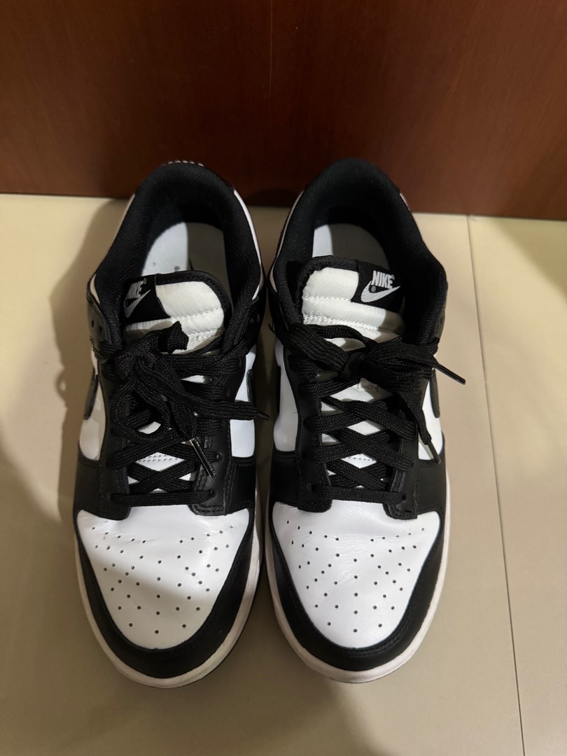 Nike dunk low black white panda, Fesyen Wanita, Sepatu di Carousell