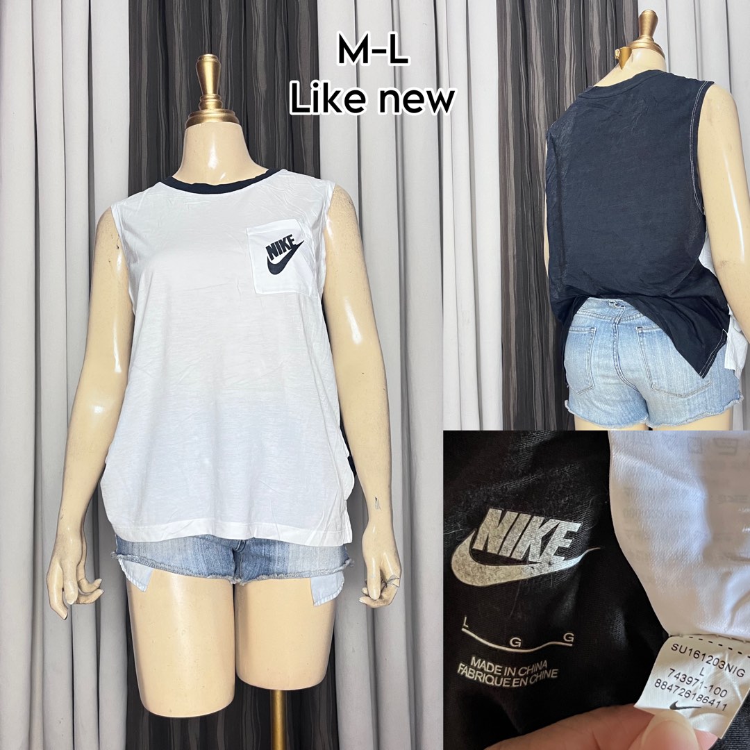 Nike muscle tee, Women's Fashion, Tops, Sleeveless on Carousell
