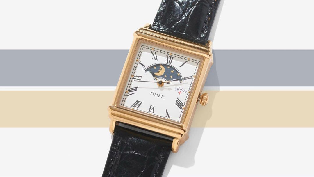Noah x Timex Sun & Moon Watch - Cartier Tank inspired, Men's Fashion ...