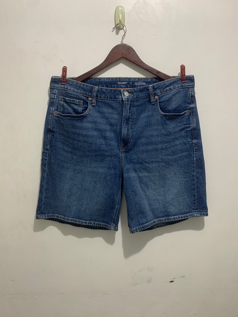 Old Navy denim jorts, Men's Fashion, Bottoms, Shorts on Carousell