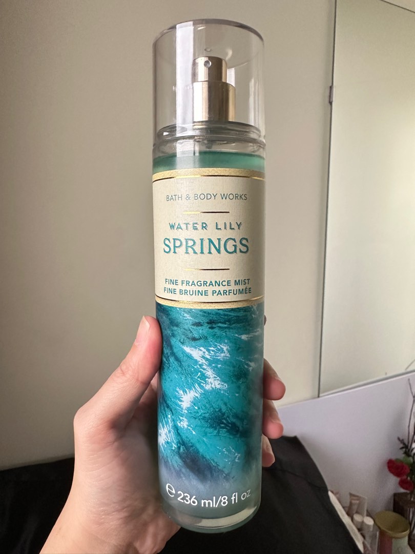Original Bath and Body Works Water Lily Springs Body Mist Preloved, Beauty & Personal Care ...