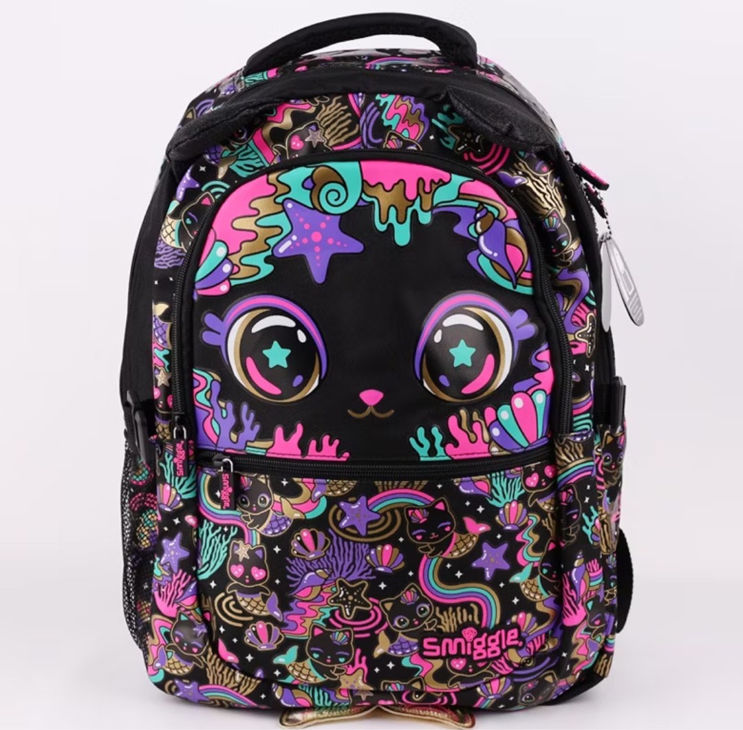 [Original] Smiggle Hey There Sea Kitty Backpack, Babies & Kids, Babies ...