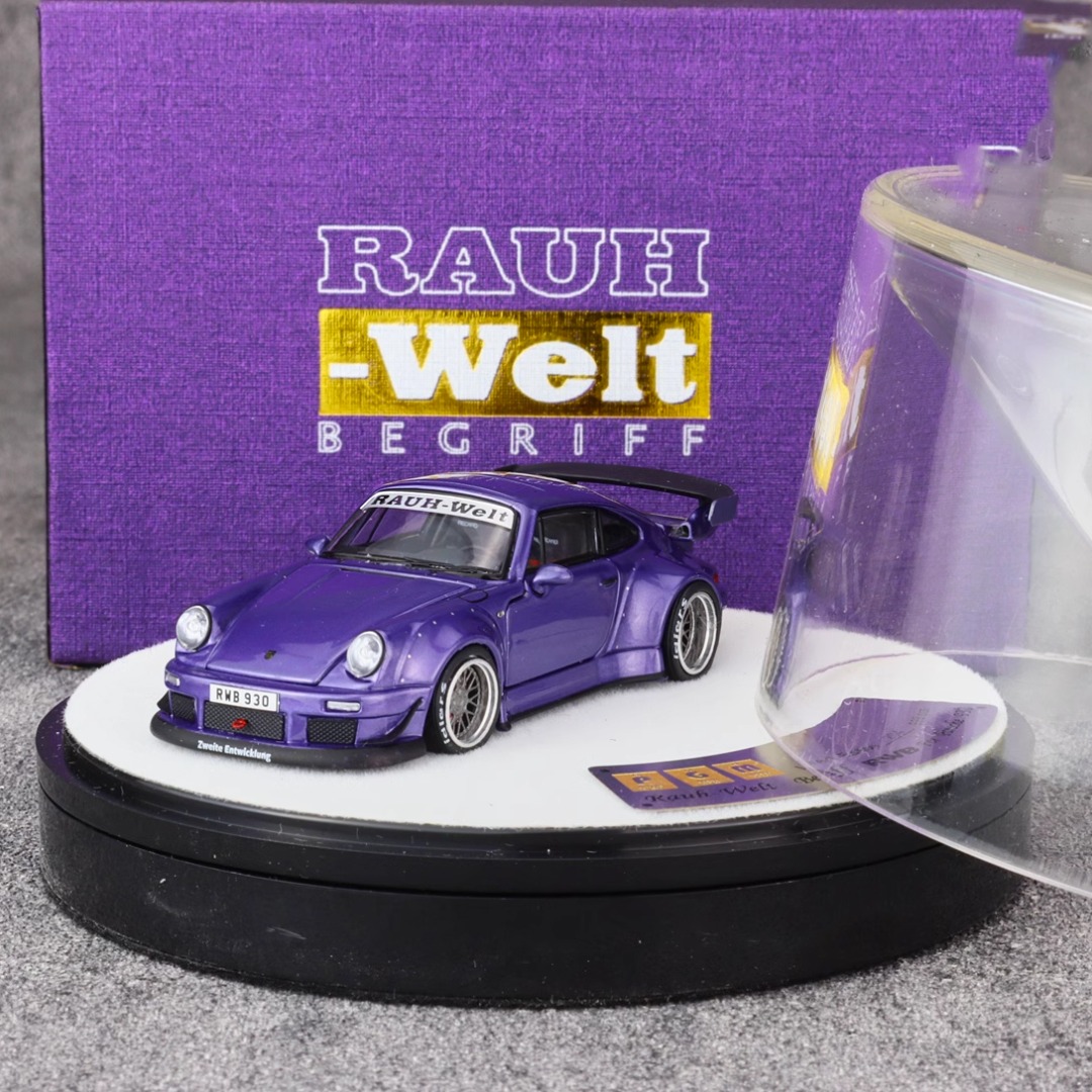 PGM Porsche 930 RWB Violet Purple Fully Openable, Hobbies & Toys, Toys ...