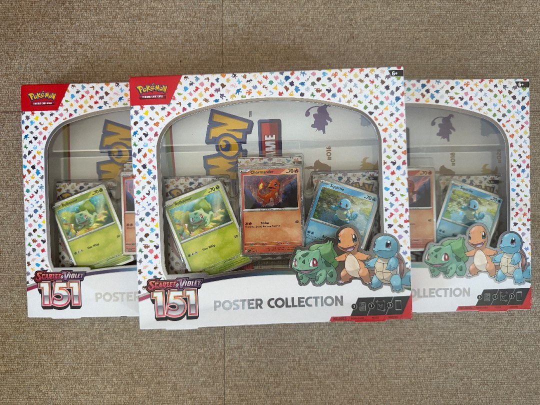 Pokemon 151 poster collection, Hobbies & Toys, Toys & Games on Carousell