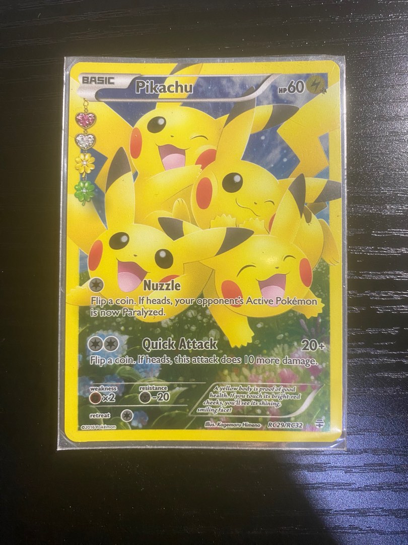 Pokemon - Pikachu Full Art - Generations Radiant Collection - RC29/RC32 ...
