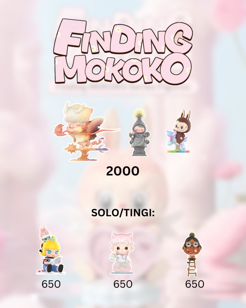 Popmart Finding Mokoko, Hobbies & Toys, Toys & Games on Carousell