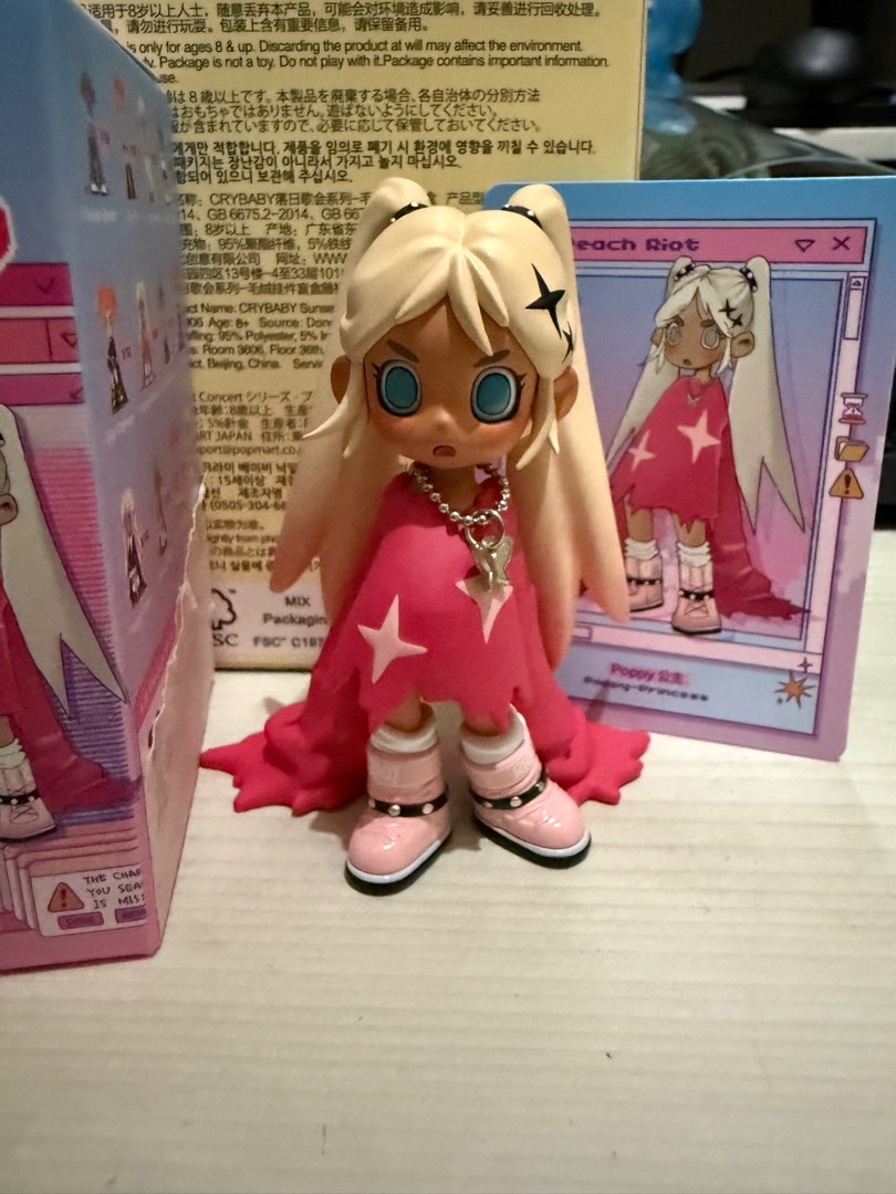 POPMART LIL PEACH RIOT - POPPY PRINCESS, Hobbies & Toys, Toys & Games ...