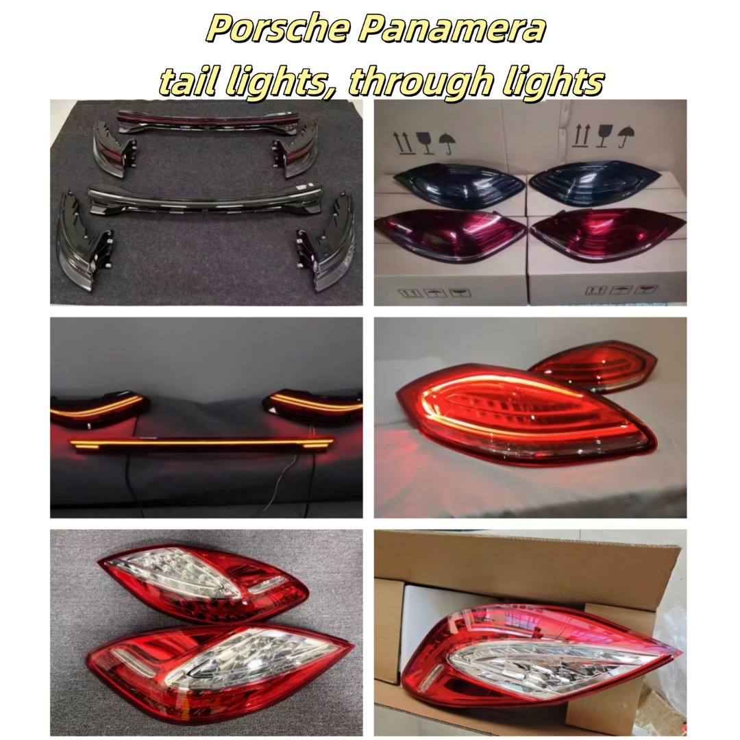 Porsche panamera LED tail light assembly, through light, brake light ...
