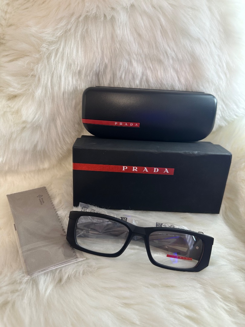 Prada Optical Glasses, Men's Fashion, Watches & Accessories, Sunglasses & Eyewear on Carousell