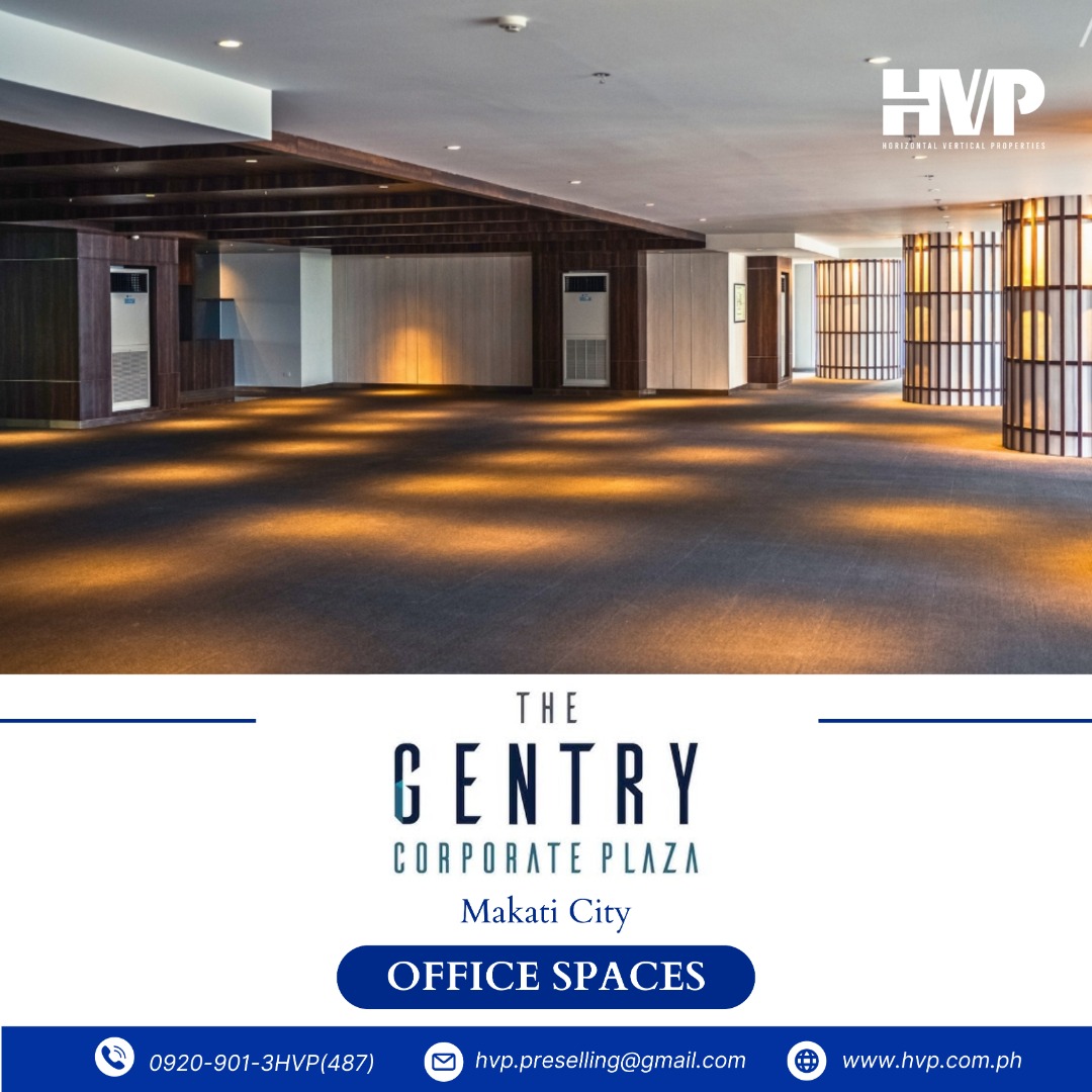 PRE-SELLING: Gentry Corporate Plaza by Alveo Land- Office Space, Makati ...