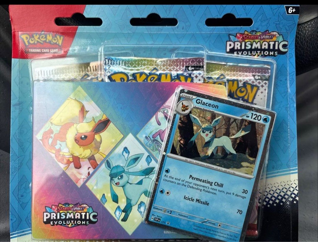 Prismatic Evolution Sticker Collection Pokemon, Hobbies & Toys, Toys ...