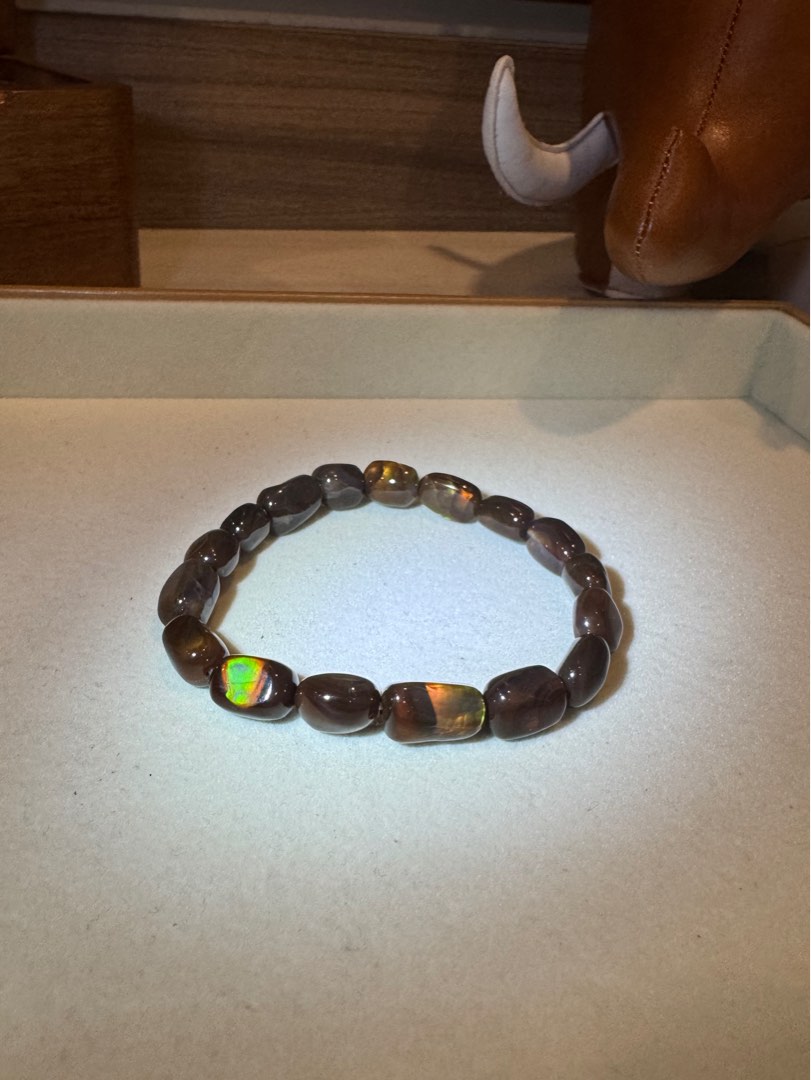Rare Stone Fire Agate Bracelet, Men's Fashion, Watches & Accessories ...