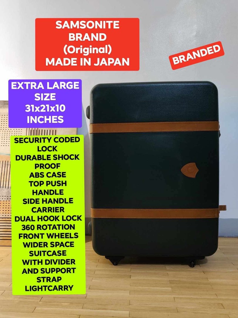 SAMSONITE SHOCK PROOF CASE MADE IN JAPAN EXTRA LARGE SIZE, Hobbies ...