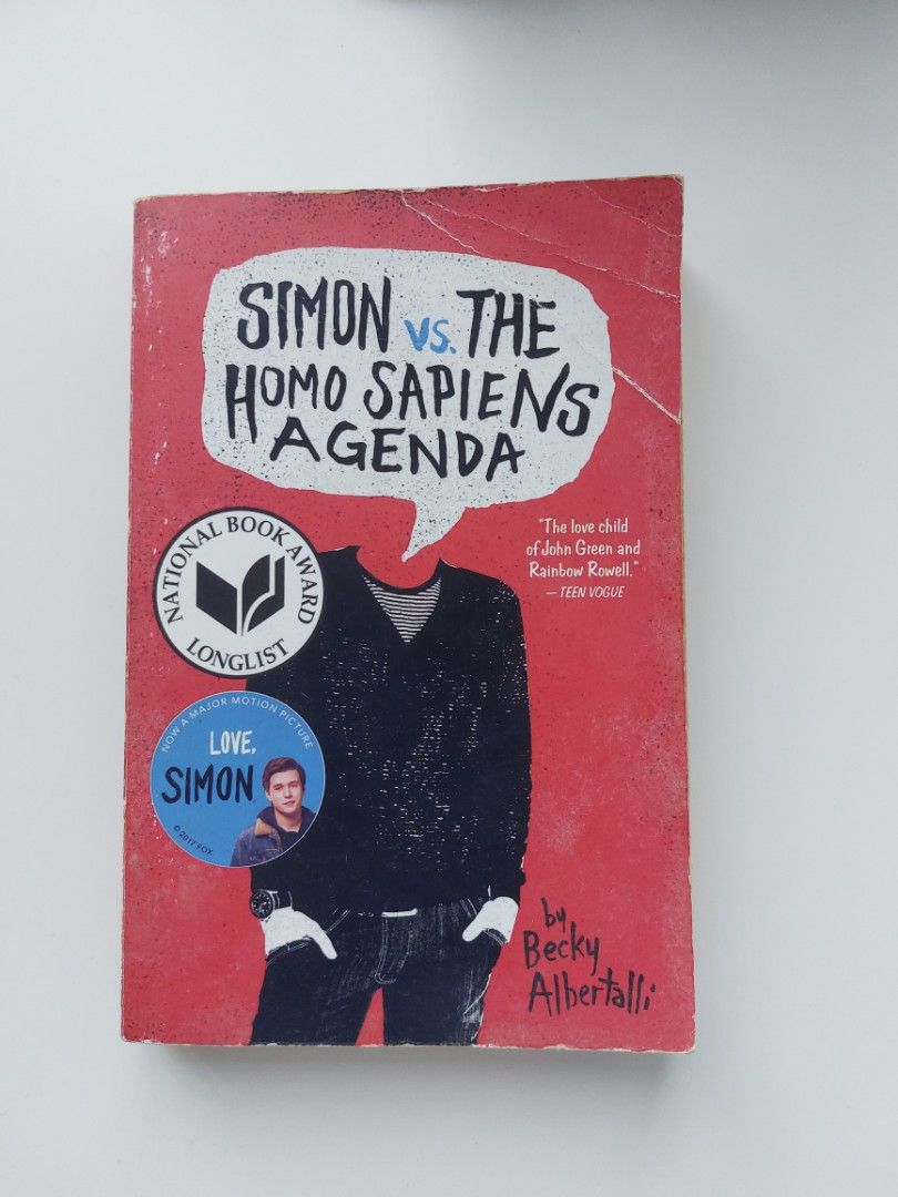 Simon vs. the homo sapiens agenda by Becky Albertalli, Hobbies & Toys ...