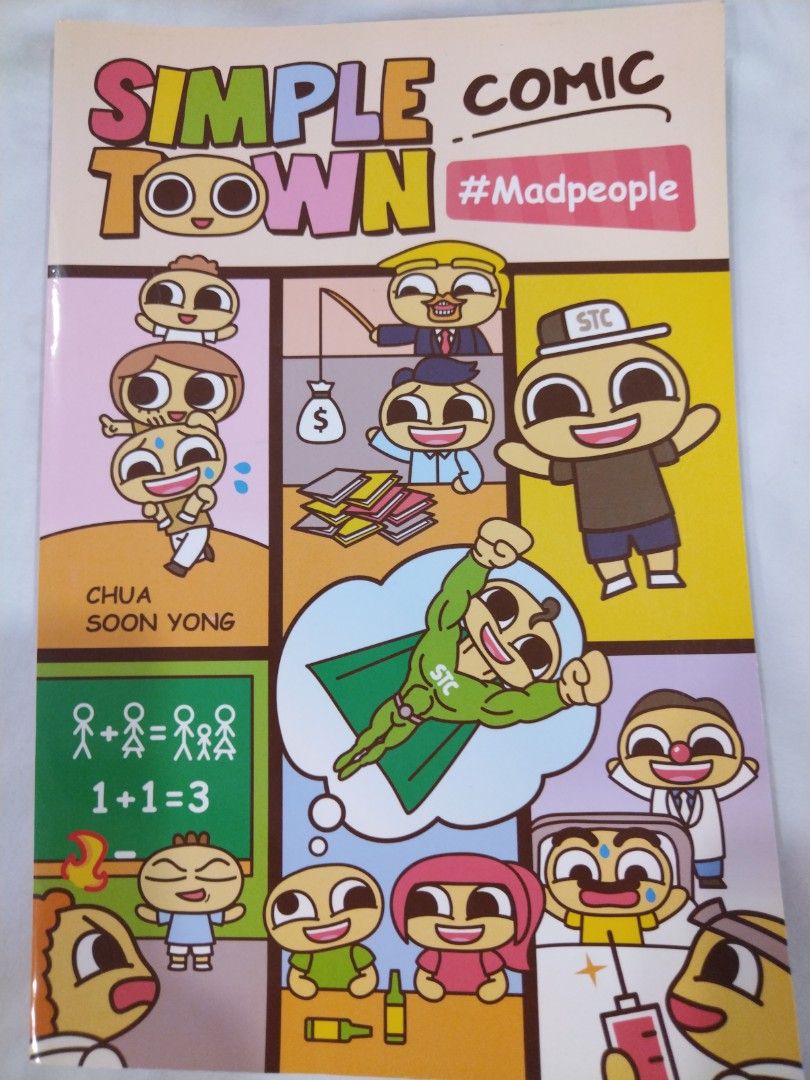 Simple Town Comic #Madpeople, Hobbies & Toys, Books & Magazines, Comics ...