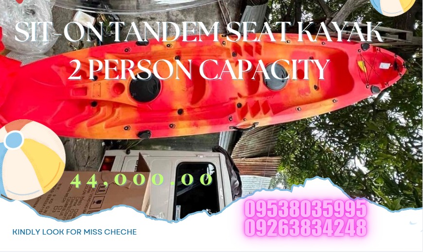 Sit-On Tandem Seat KAYAK 2 PERSON CAPACITY, Everything Else, Others on ...