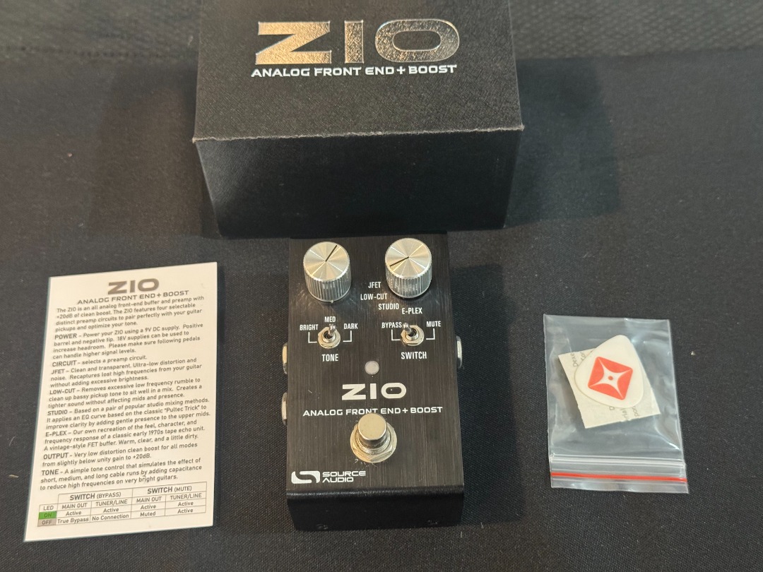 Source Audio ZIO Analog Boost Pedal, Hobbies & Toys, Music & Media ...