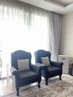 IKEA Strandmon wing chair armchair, Furniture & Home Living, Furniture ...