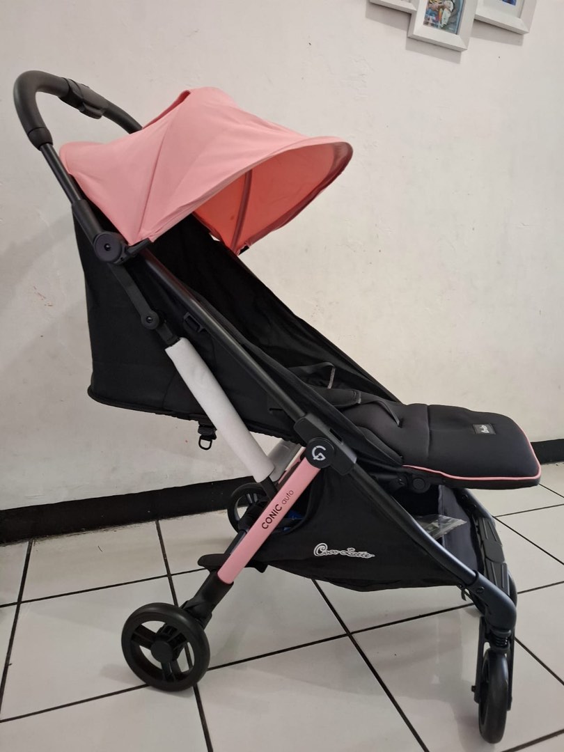 Stroller cocolatte iconic pink auto folding, Bayi & Anak, Kereta, Kursi ...