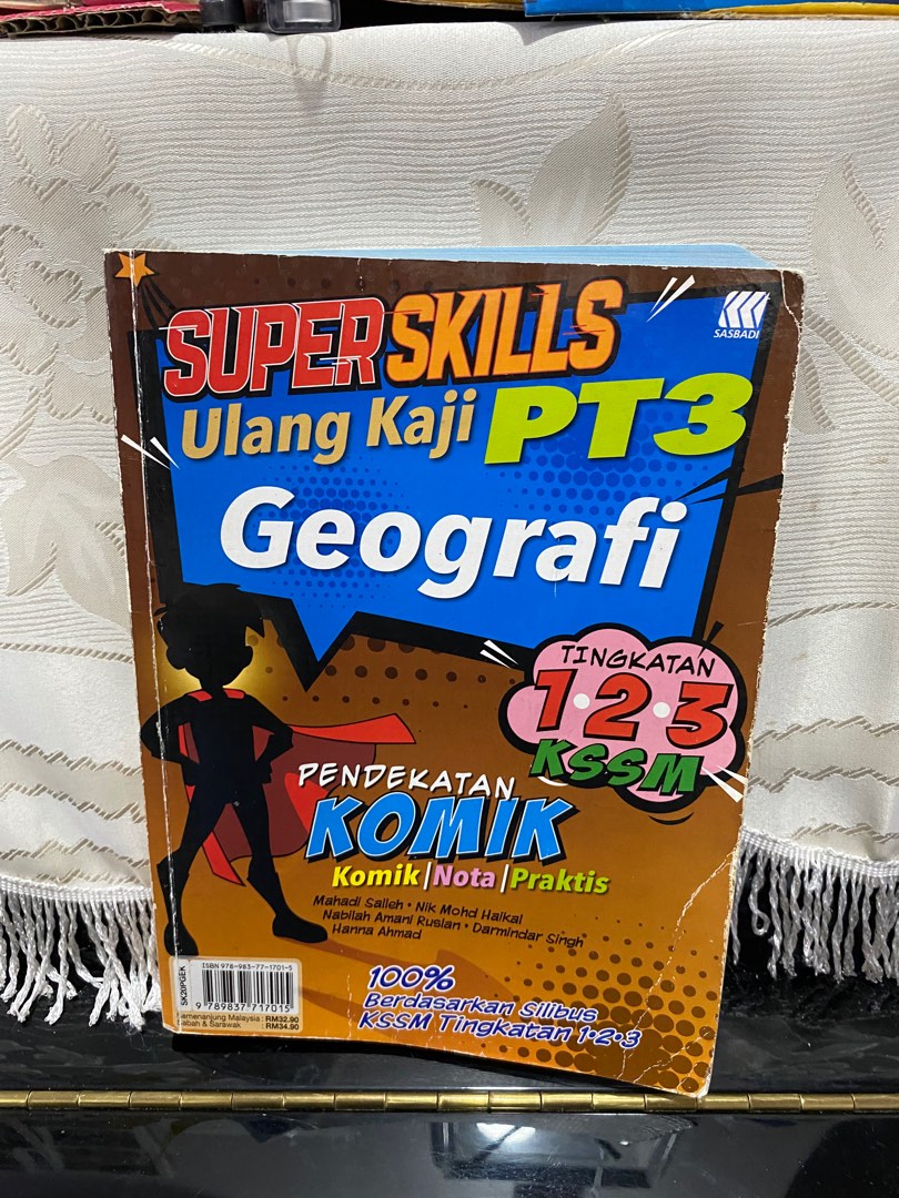 SUPER SKILLS Ulang Kaji PT3 Form 1.2.3 SASBADI Geografi BUKU RUJUKAN , Hobbies & Toys, Books ...