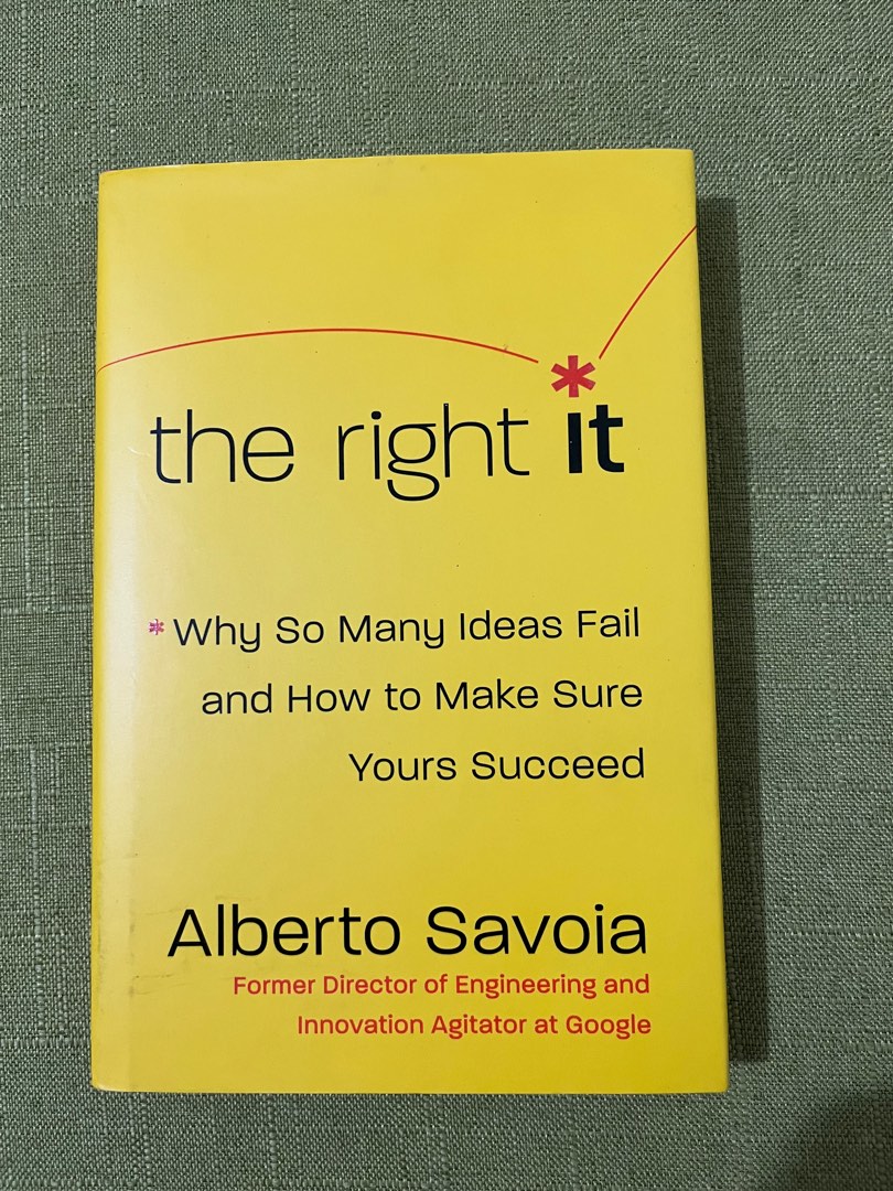 The Right It - Alberto Savoia, Hobbies & Toys, Books & Magazines ...