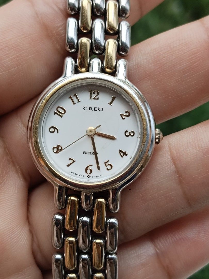 Used Vintage Seiko Creo Two Tone 2P21-0C00 g8 for Ladies, Women's ...