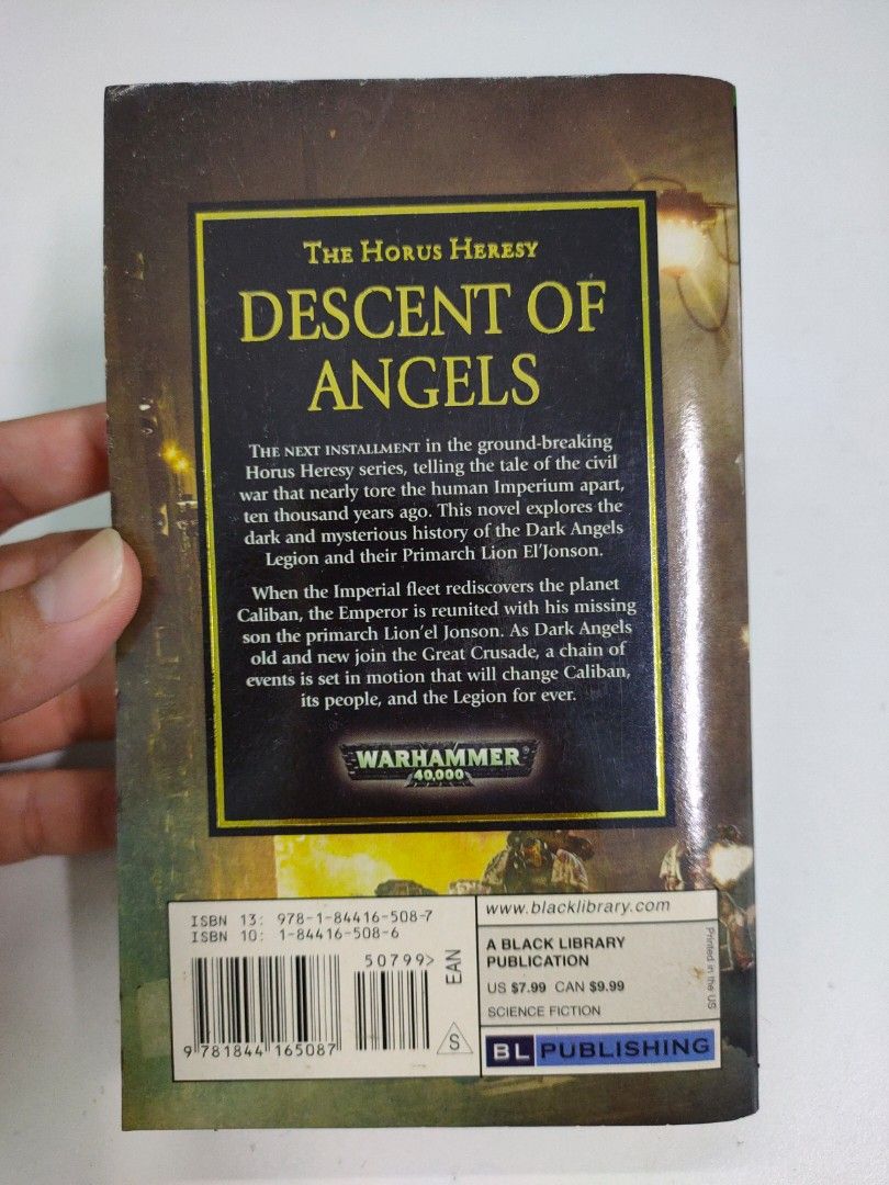 [Used] [Warhammer 40k] Descent of Angels by Mitchel Scanlon (Sci-Fi ...