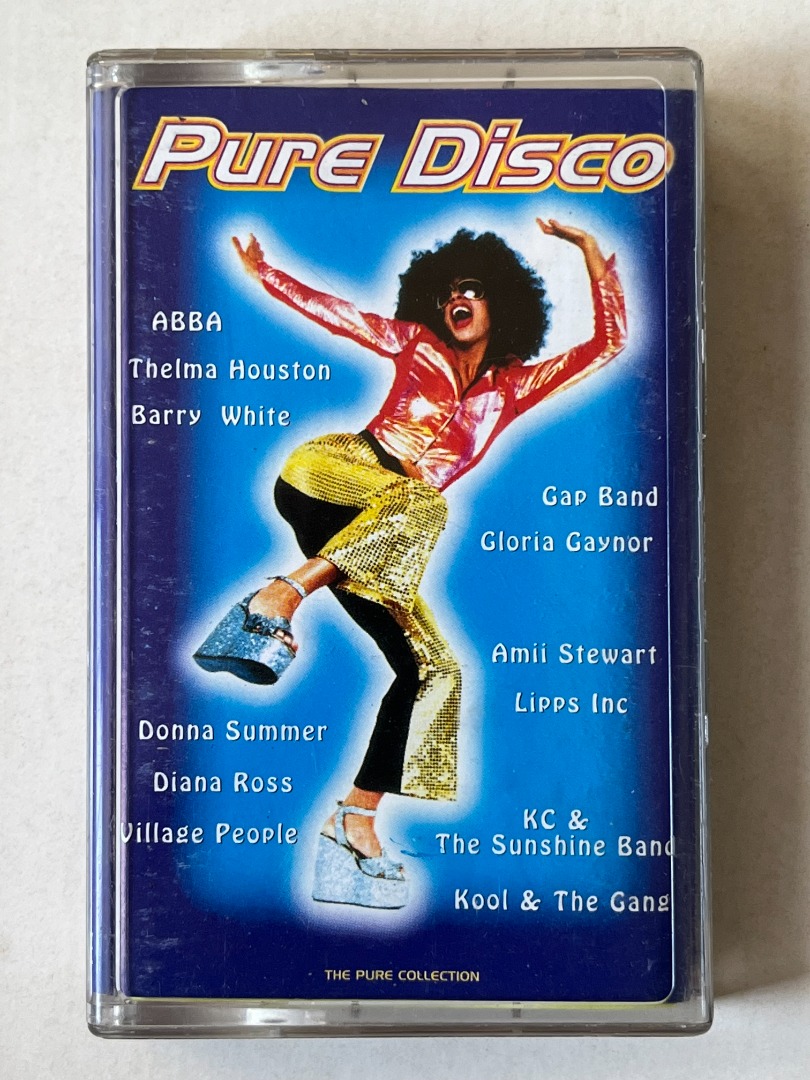 V.A. PURE DISCO PHILIPPINES Paper Label Cassette ABBA, GLORIA GAYNOR ...